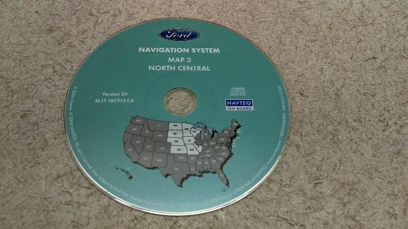 2003-2006 Ford Expedition Escape Navigation Map CD #3 SD NE KS MN IA MO ...