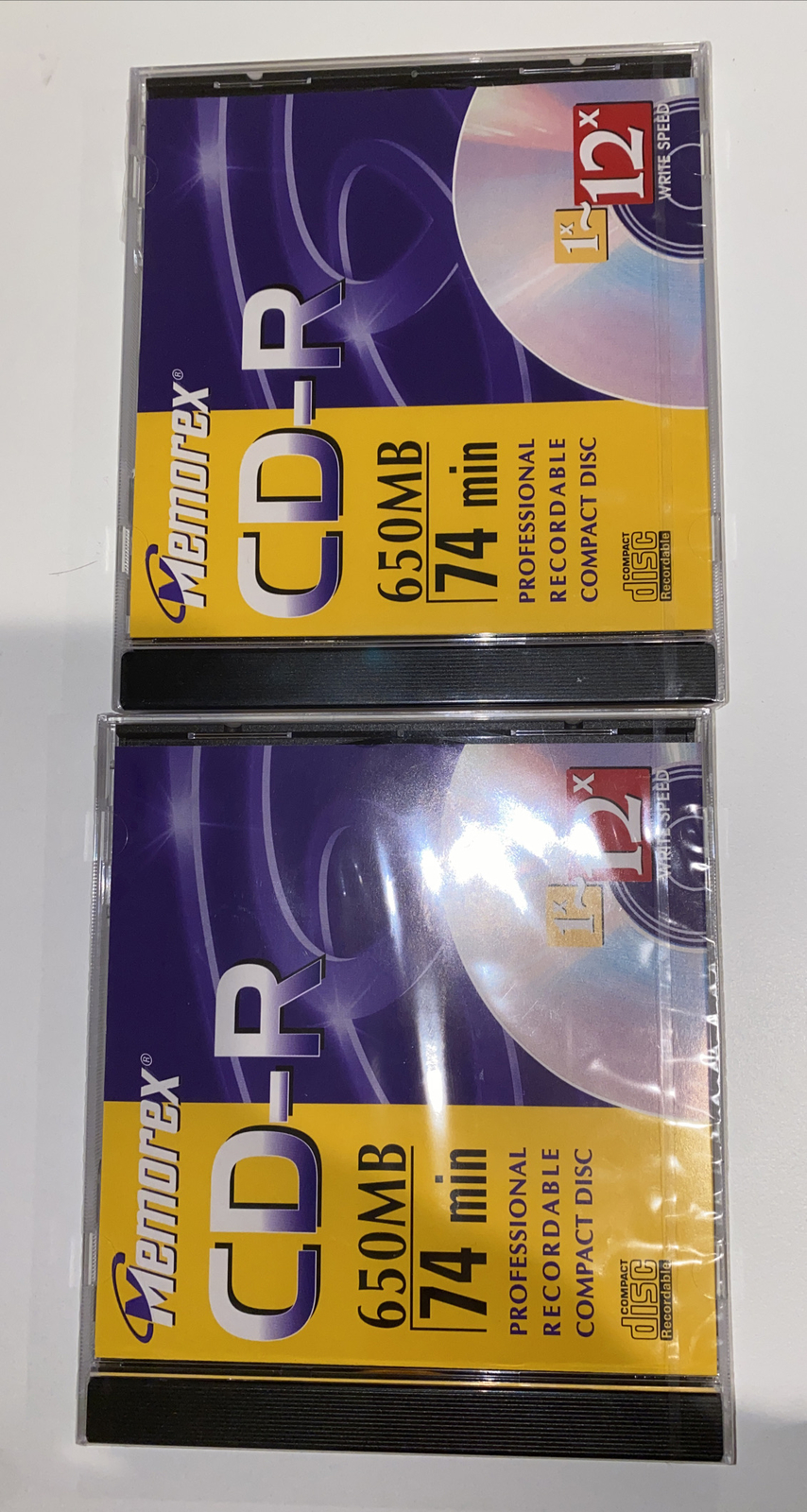 Memorex CD-R 650MB 74 minute Professional Recordable Compact Disc LOT ...