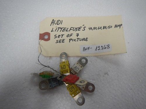 **LITTLE FUSES 40.50.60.80.150 AMP SET OF 7 PIC (BOX-12268)* | eBay