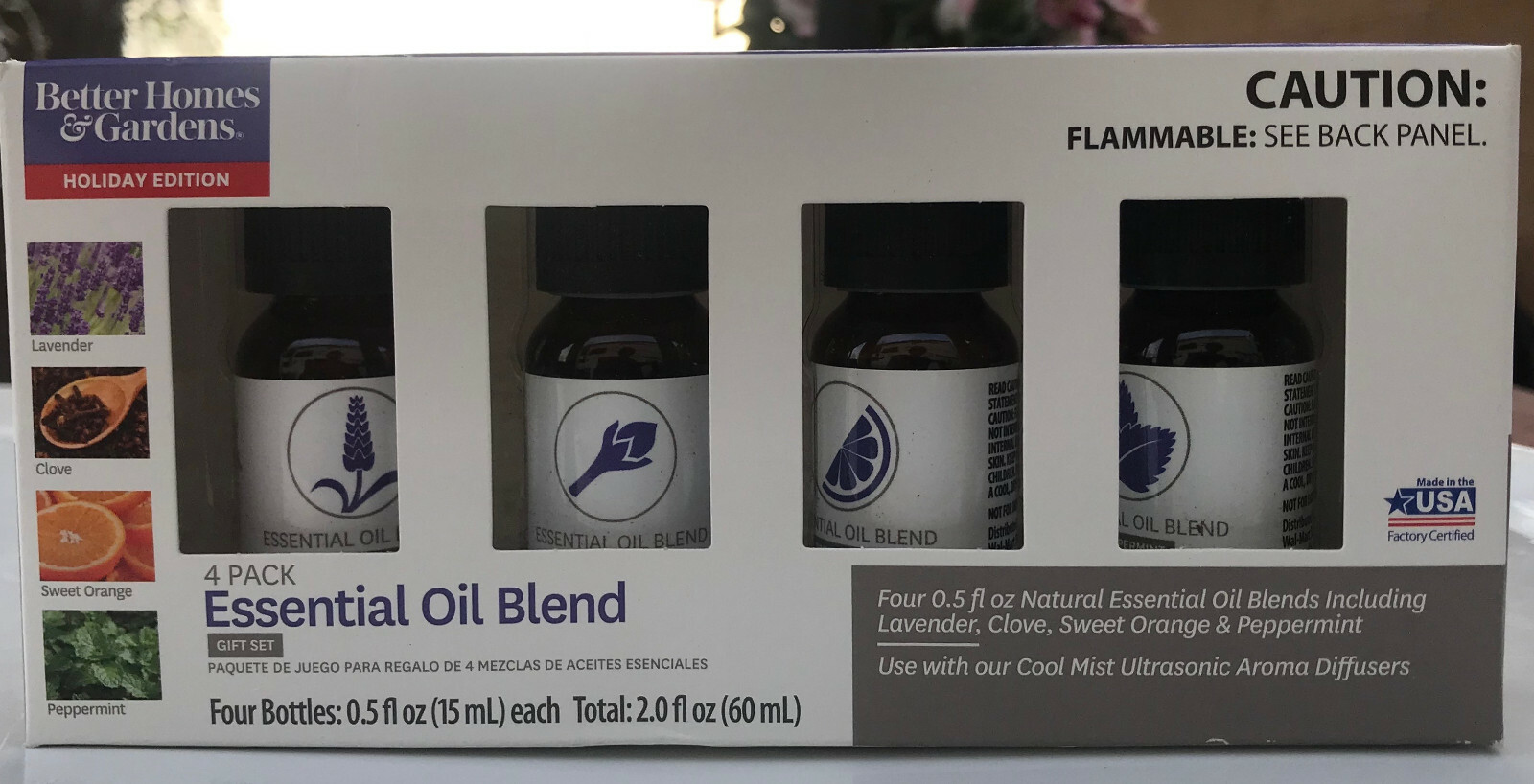 Better Homes and Gardens Essential Oils Blend 4 X 15ml Bottles | eBay