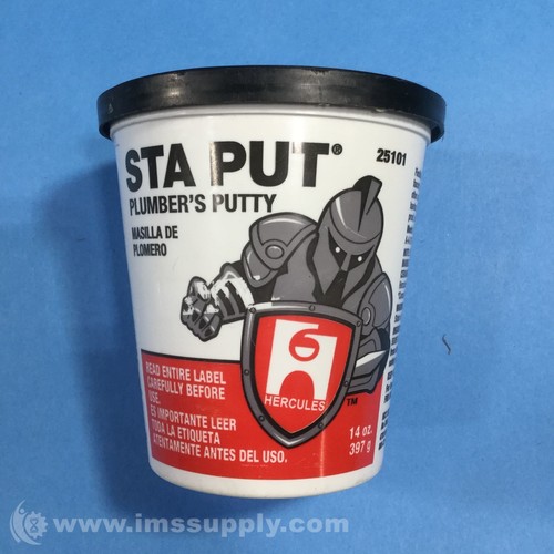 Oatey 25101 Hercules Sta Put Plumber's Putty, Tan, 14 oz FNOB | eBay