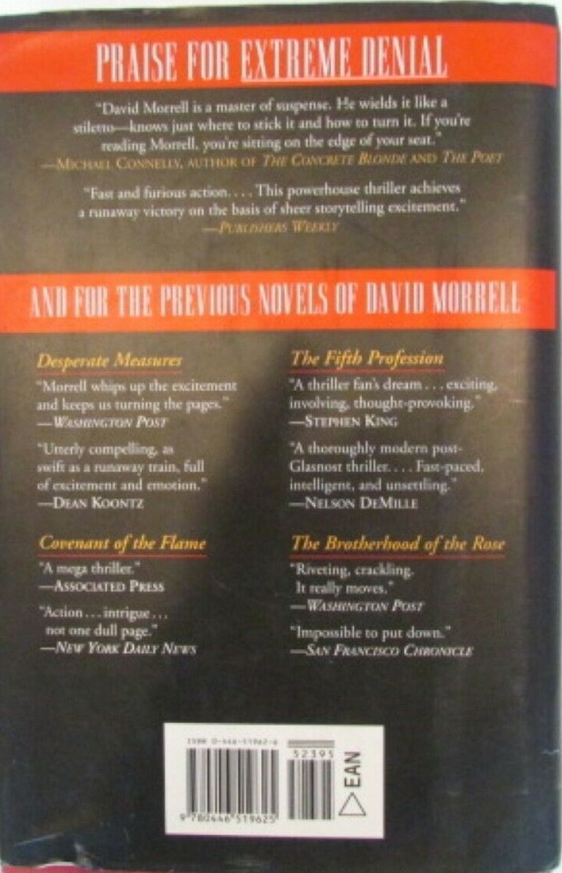 Extreme Denial by David Morrell Hardcover First Printing 1996 | eBay