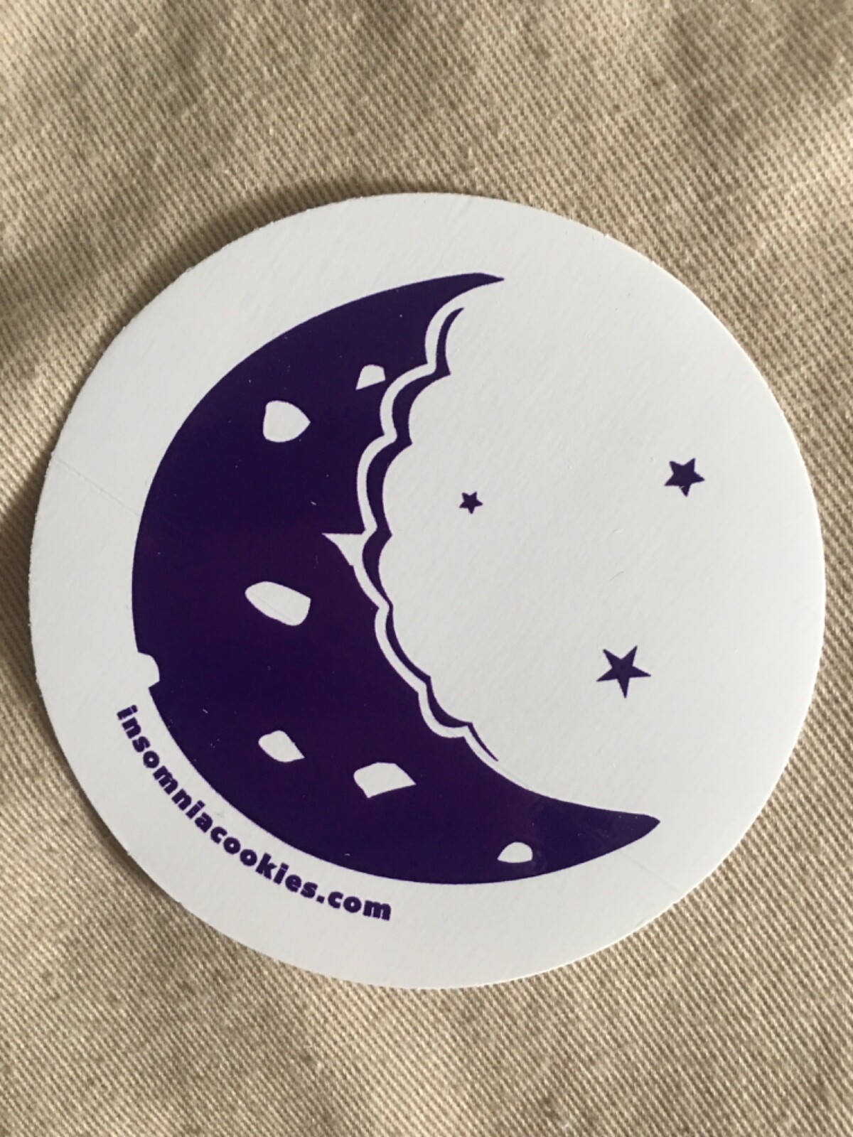 Insomnia Cookies Circle Sticker Decal - 3 inches !!! Logo | eBay
