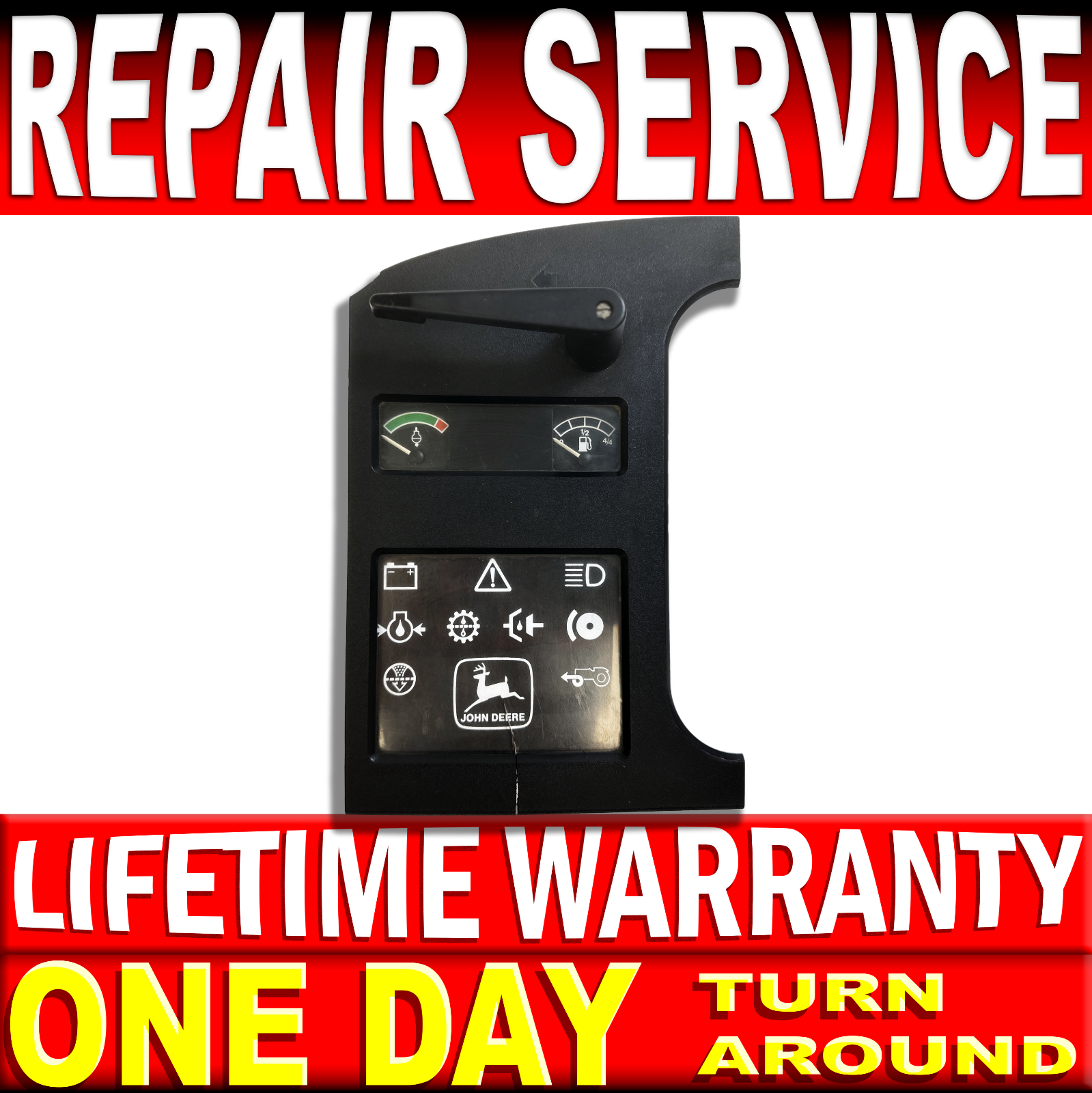 JOHN DEERE 2040 2355 2555 2950 3155 3255 Instrument Panel Cluster ...