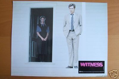 HARRISON FORD LOBBY CARD WITNESS | eBay
