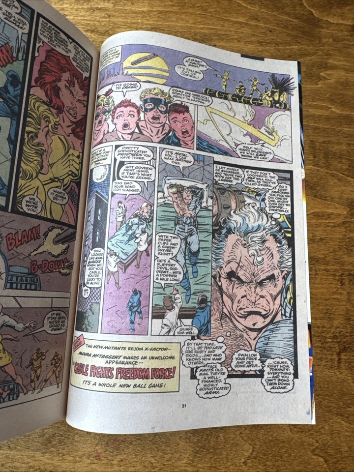 The New Mutants #87 Marvel Comics NM 1990 Cable 1st Appearance Rob ...