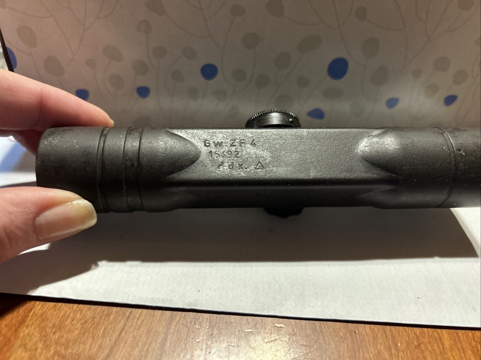SCARCE WWII GERMAN PROTOTYPE ZF4 SCOPE | eBay