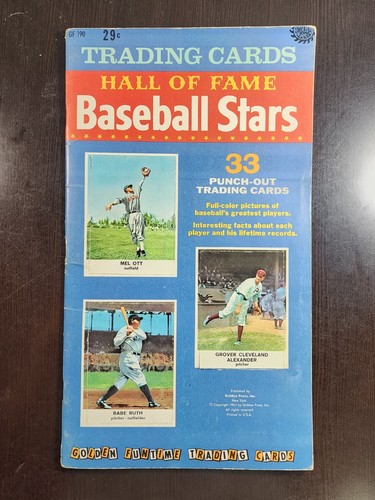 1961 Golden Press Baseball Complete Set (33) Uncut Punch-Out Cards Book Rare SP | eBay