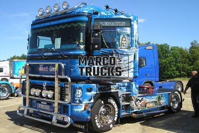 LKW Foto Renault AE Magnum Truck Deutschland blau Roland Graf KING OF ...