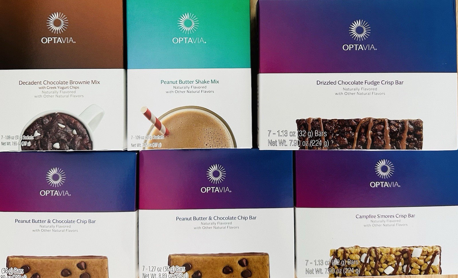 Optavia Mixed Lot 49 Total Meals NOT EXPIRED Brownies,Biscuits ,Bars ...