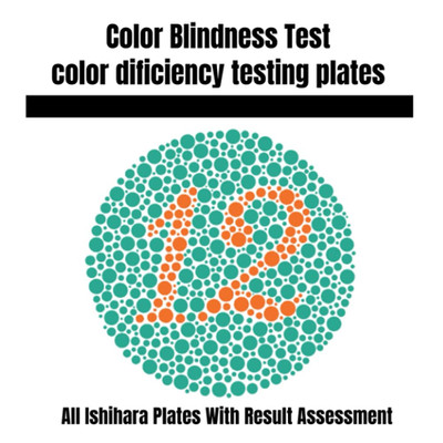 Color Blindness Test: Color Deficiency Testing Plates | eBay
