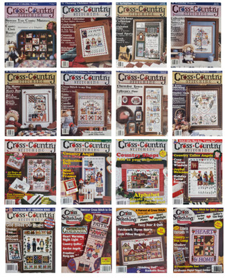 Cross Country Stitching Christian theme pattern magazines used in good ...