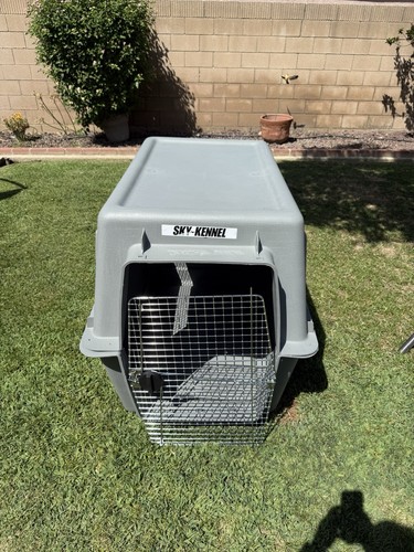 Petmate Sky Kennel Dog Travel Crate with Secure Wire Door | eBay