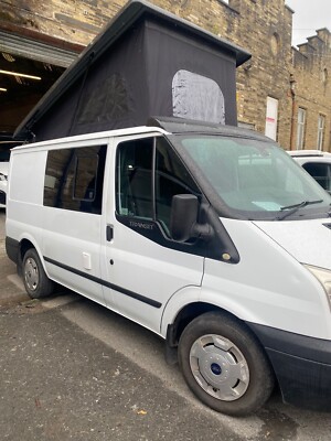 FULL Van CONVERSION Ford Transit MK7 Campervan Motorhome 4 BERTH POP ...