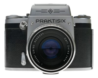 KW Praktisix SLR Film Camera 6x6 Carl Zeiss Tessar 2.8/80 | eBay
