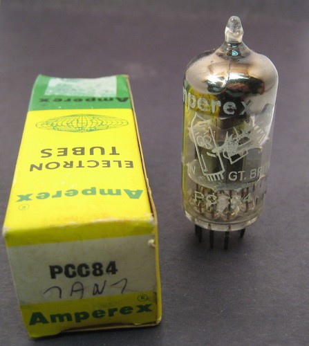 Amperex PCC84/7AN7, Double Triode Tube: NOS in Original Box: 1966 Date ...