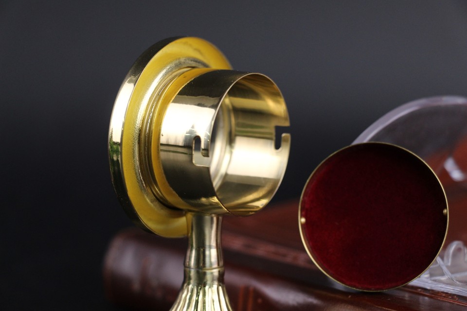 Reliquary Monstrance House altar brass relic holder Holy Relic Box Pure ...