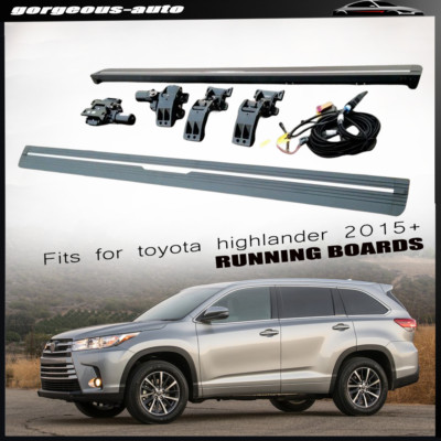 2Pcs Deployable Electric Running Board Side Step Fit toyota highlander ...