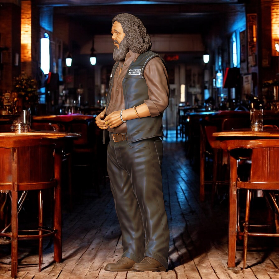 Sons of Anarchy 3D print Figure Bobby Munson Mark Boone Jr Unpainted ...