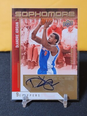 2009-10 Upper Deck Sophomore Sensations Auto DeAndre Jordan /199 Sharp ...