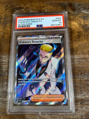 POKEMON 2024 Shrouded Fable Ultra Rare FA COLRESS'S TENACITY #067 PSA ...