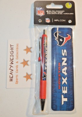 Houston Texans GEL PEN + Bookmark Combo BRAND NEW | eBay