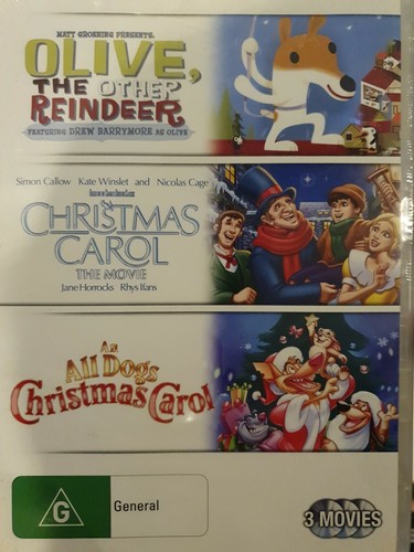 Olive The Other Reindeer/Christmas Carol/An All Dogs Xmas Carol DVD (3 ...