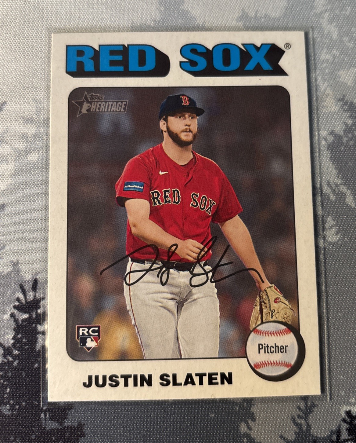 2024 Topps Heritage High Number - SP Justin Slaten #721 White Border ...
