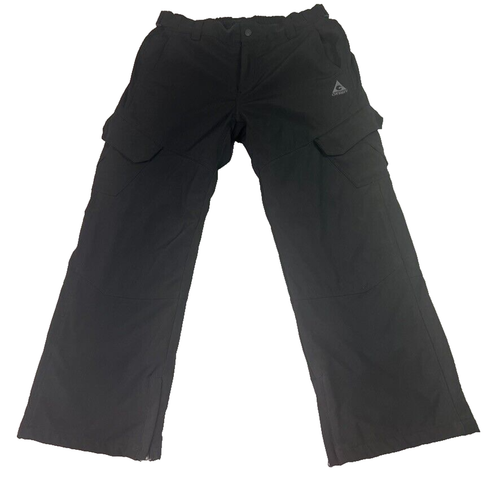 Gerry Pants Mens XL Black Water Resistant Fleece Lined 4-Way Stretch ...