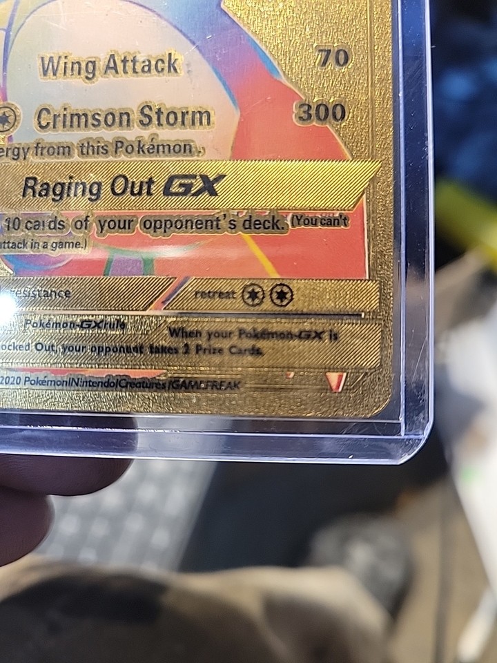 Rare Rainbow Gold Charizard GX Card 150/147 | eBay