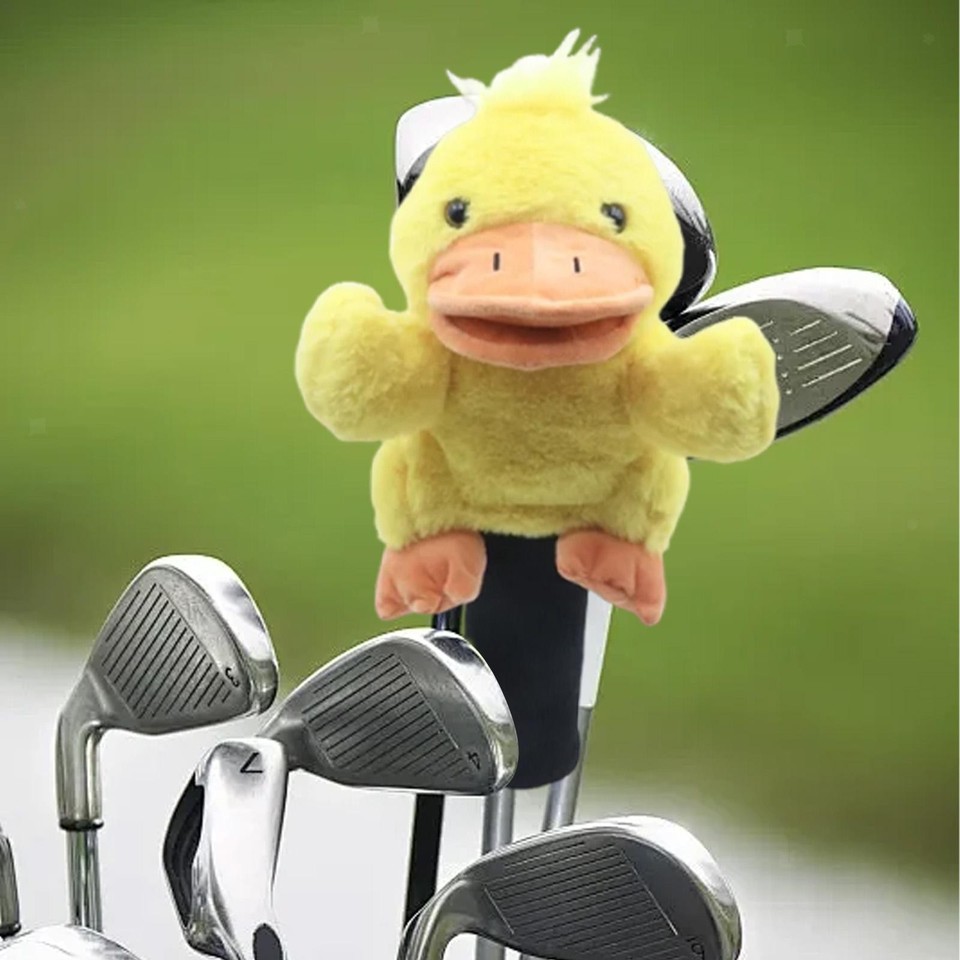 Animal Golf Headcover Plush Driver Headcover Funny Cute Golf Club Cover ...