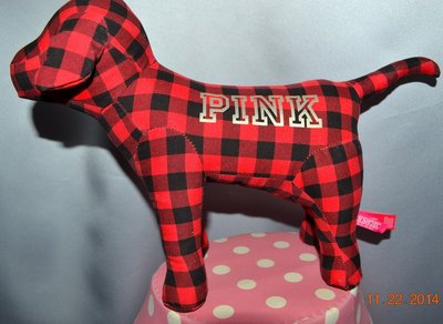 Victorias Secret Pink GIANT 10" x 13" Mini Giant Dog Limited Edition ...