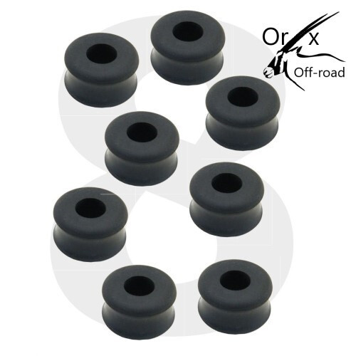 Land Rover Discovery 1, Defender & RRC Shock Absorber Bush Set (8 Pcs ...
