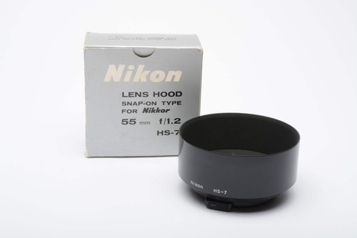 Nikon HS-7 Metal Lens Hood, Mint, Boxed | eBay