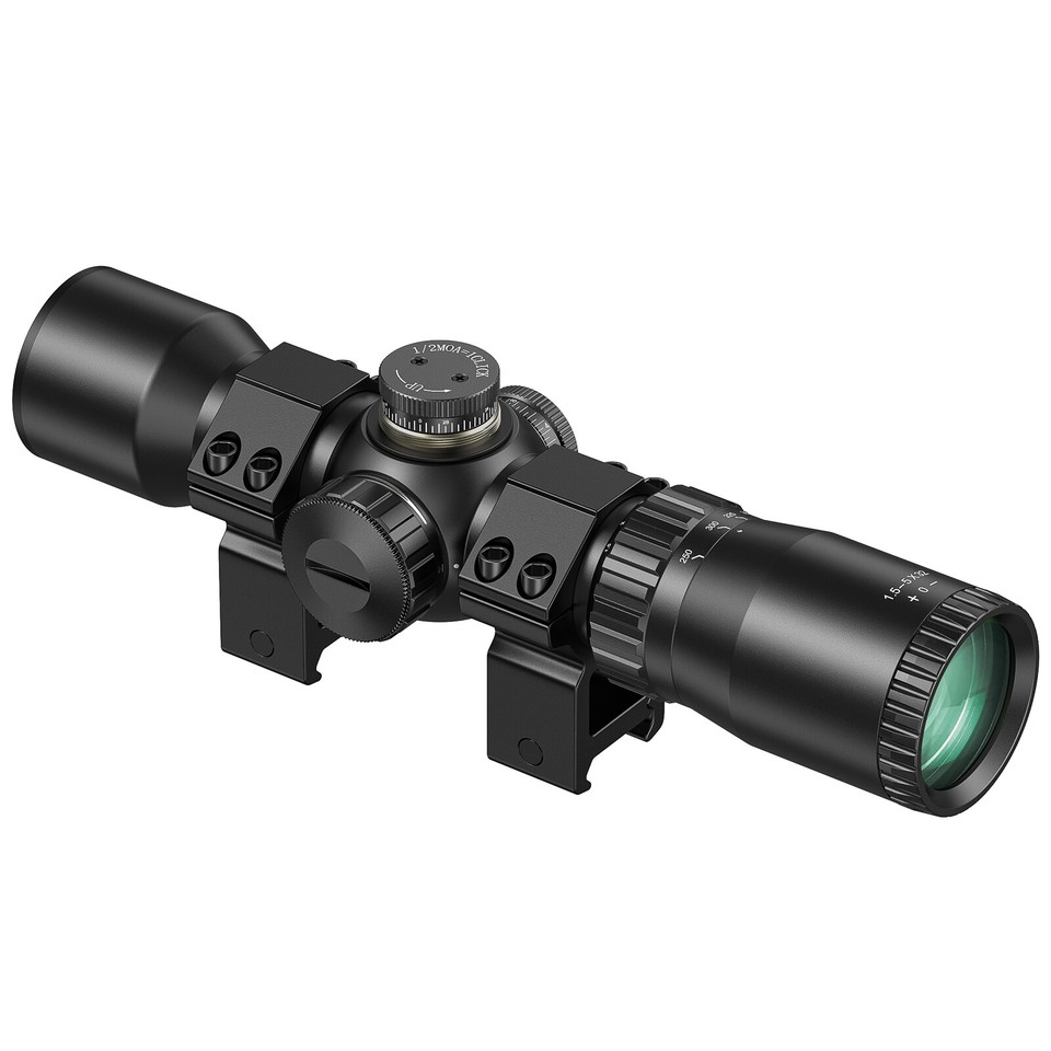 1.5-5x32 Crossbow Scope, 20-100 Yard Ballistic Reticle, 300-450 FPS Optics Scope | eBay