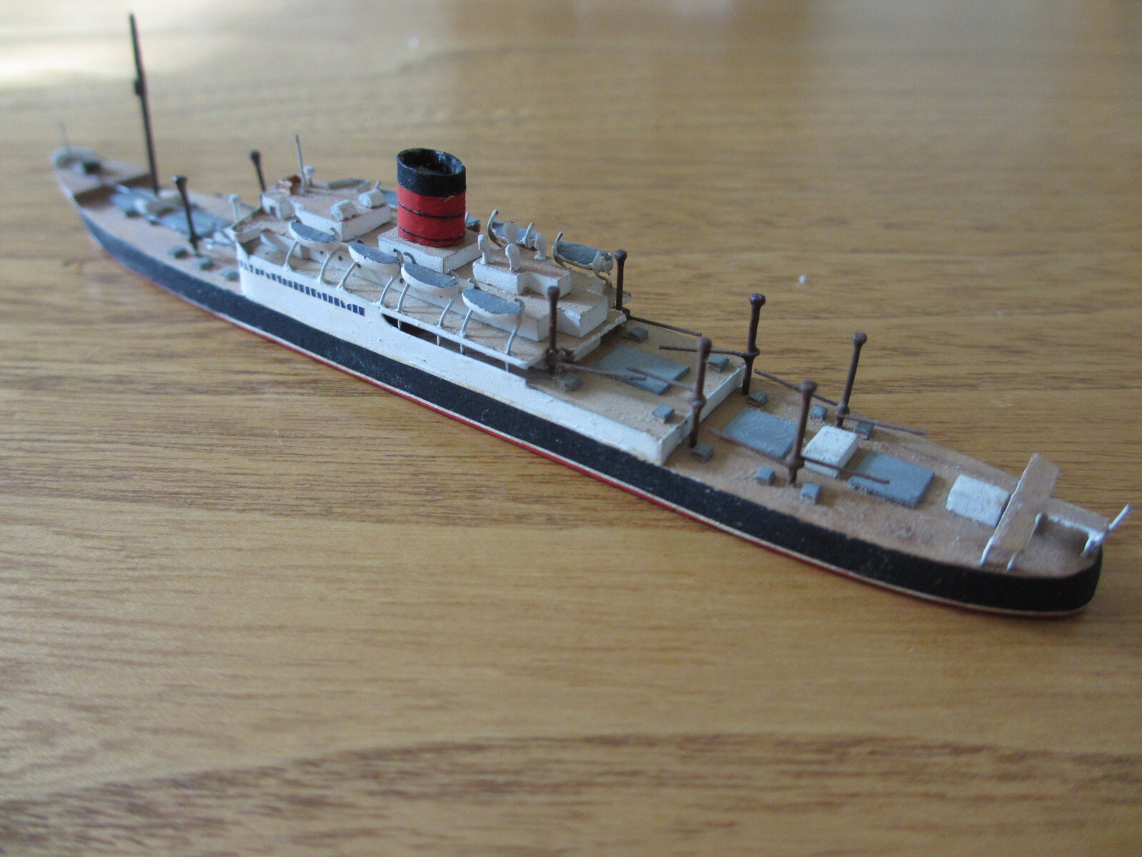CUNARD Liner RMS PARTHIA Bassett-Lowke Style Model 1/1200 1/1250 Scale ...