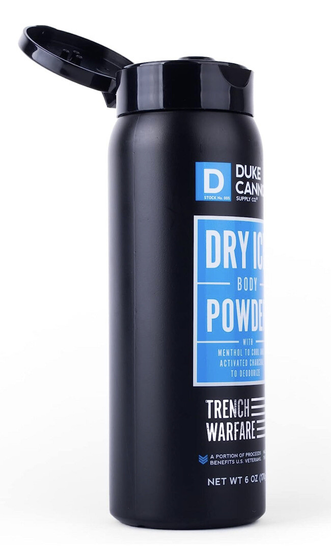 Trench Warfare Dry Ice Body Powder 6 Oz With Menthol And Activated ...
