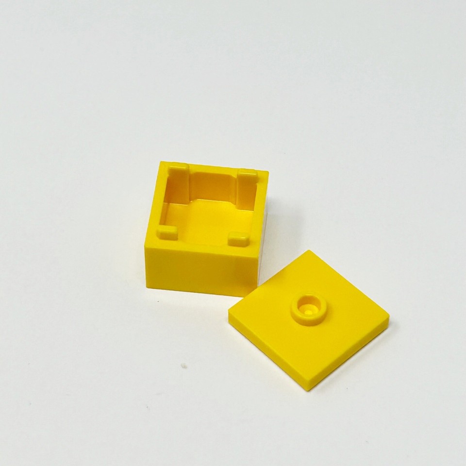 35700 LEGO Container 2x2x1 Box w/ Top Opening & Tile YELLOW (1) | eBay