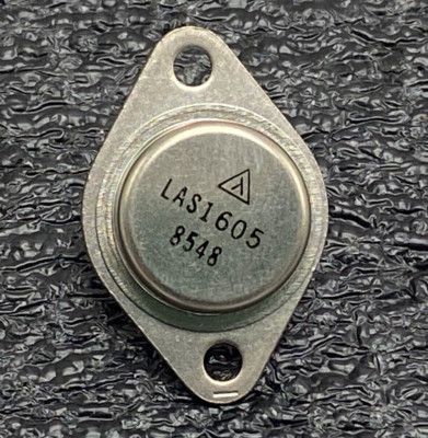 Lambda voltage regulator LAS1605, 5V volt fixed regulator TO-3 date ...