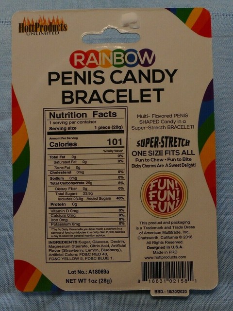 Bachelorette Party Dicky Charms Penis Candy Bracelet for sale online | eBay