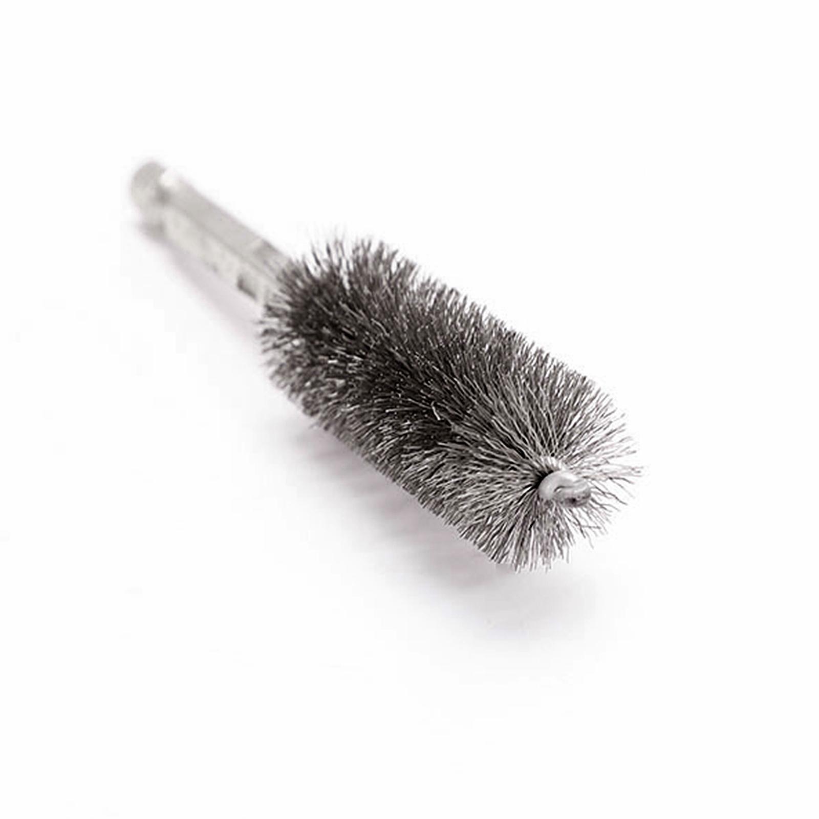 10Pcs Pipe Brush Tube Brush Rust Cleaner Stainless Steel Cleaning Brush ...