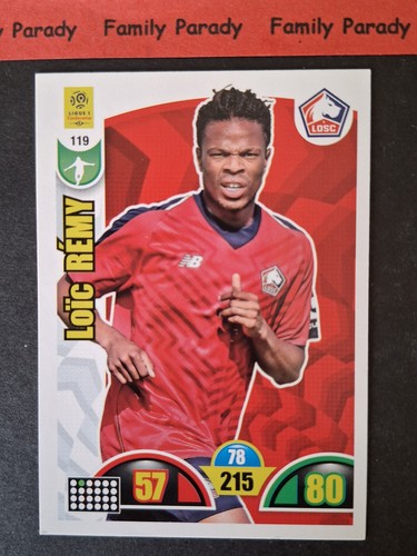 Loïc Rémy 119 LOSC Lille Carte Panini Adrenalyn XL Foot France Ligue 1 ...