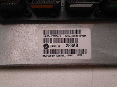 '08 Dodge Ram 1500 ECU ECM computer 5.7 liter HEMI V8 05150283AB | eBay