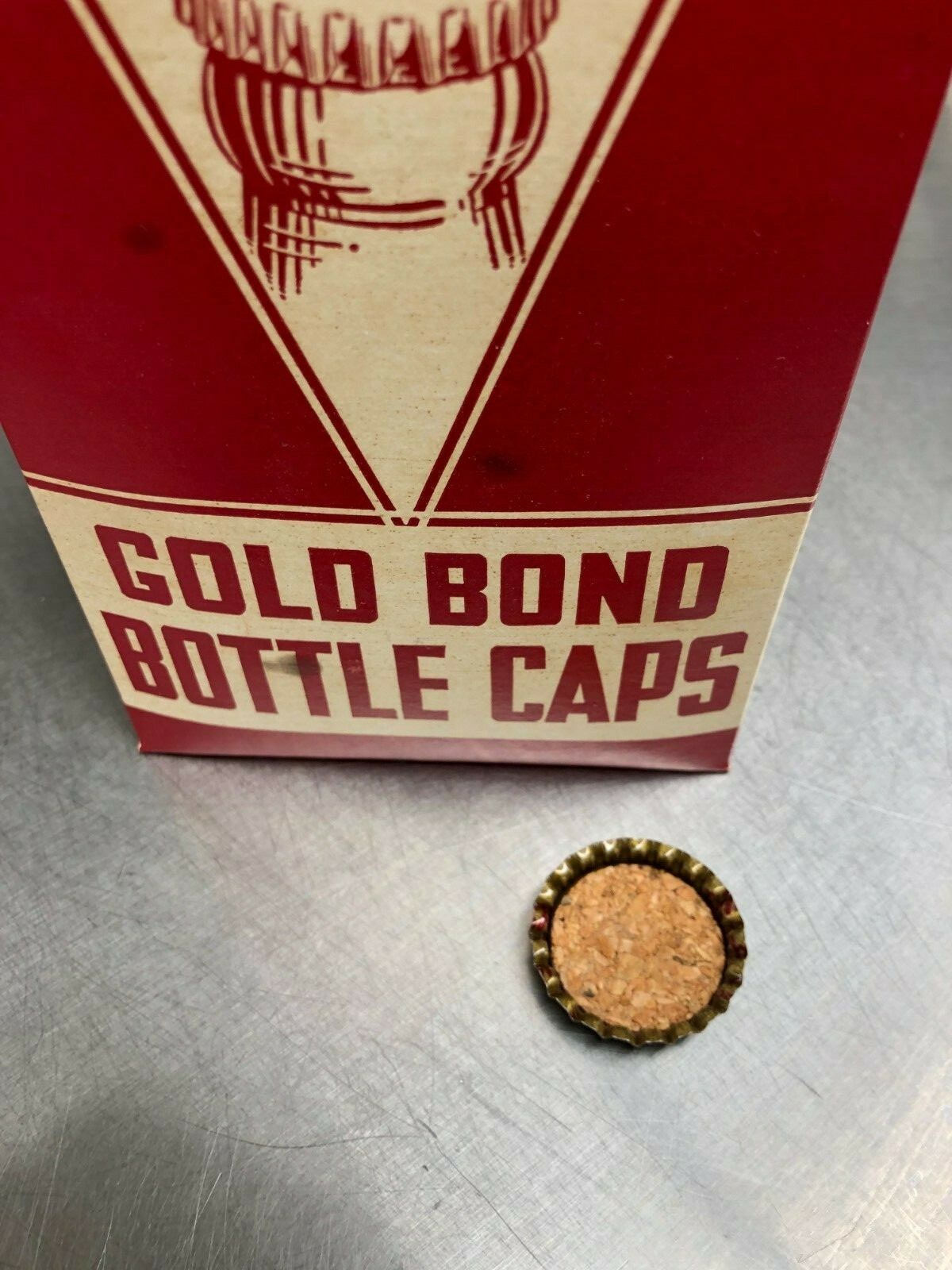 Vintage Gold Bond Bottle Caps in Original Box | eBay