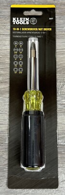 Klein Tools 32477 10-In-1 Screwdriver & Nut Driver | eBay