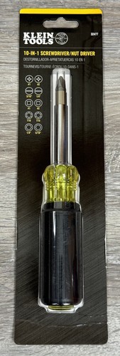 Klein Tools 32477 10-In-1 Screwdriver & Nut Driver | eBay