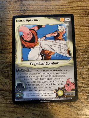 DBZ CCG Score Black Spin Kick Fusion Saga | eBay