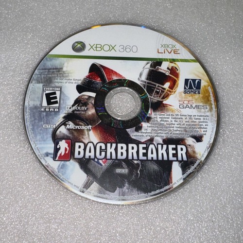Backbreaker Xbox 360 Disc Only Tested Working | eBay