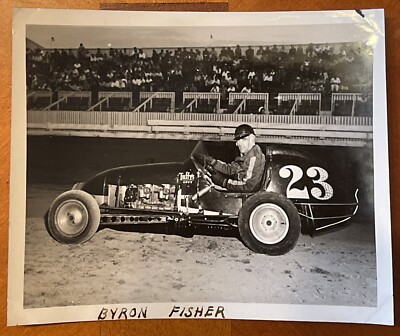 1940s Indiana Midget Racing 4x5 Photo, Byron Fisher | eBay