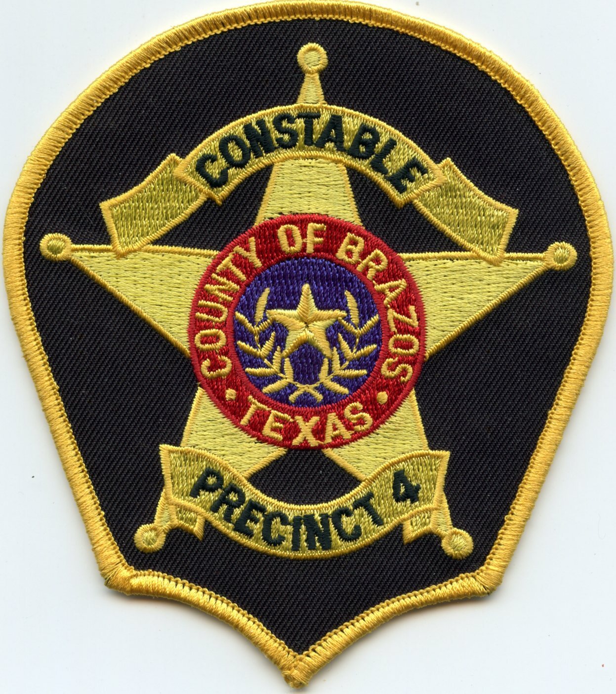 BRAZOS COUNTY TEXAS TX Precinct 4 CONSTABLE sheriff police PATCH | eBay